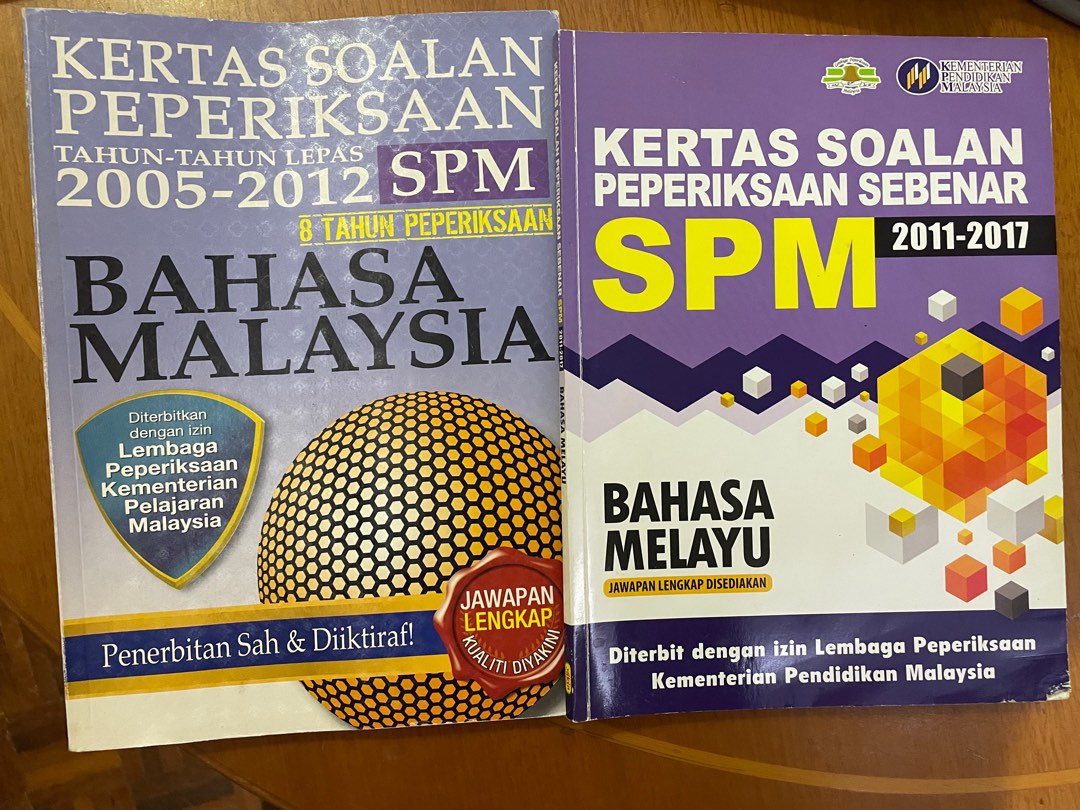 BM SPM Past Year Questions/ Kertas Soalan Peperiksaan Sebenar, Hobbies ...