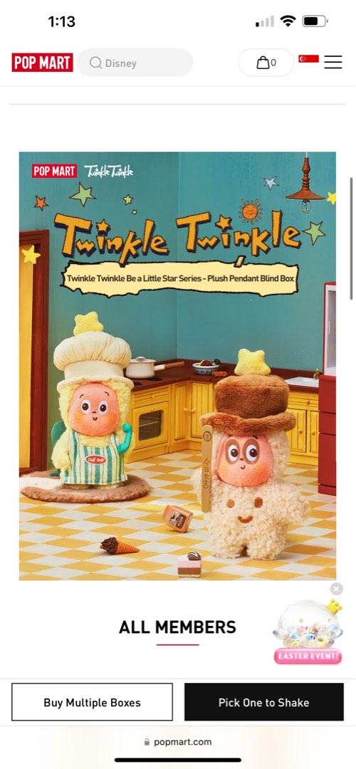 BNIB Popmart Twinkle Twinkle Plush Pendant (Baby ice pop and The magical chef), Hobbies & Toys ...