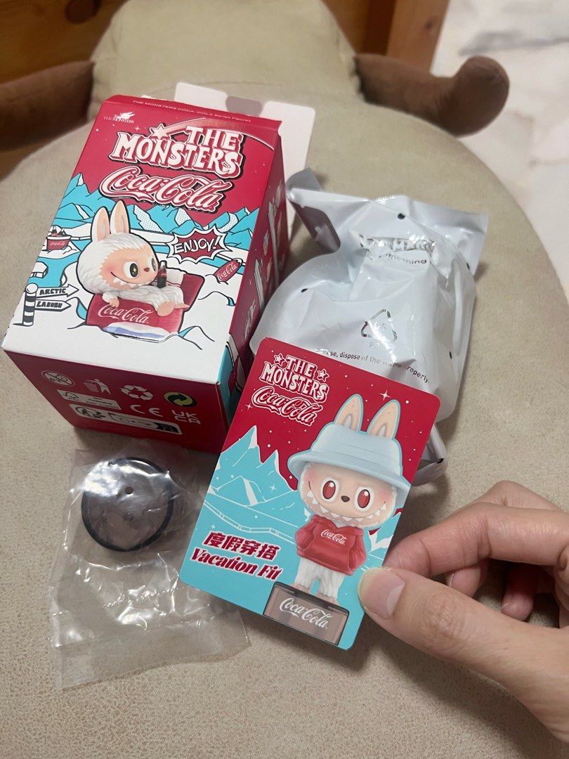 [BNIF] POPMART The monster Coca Cola Labubu - Vacation Fit, Hobbies ...