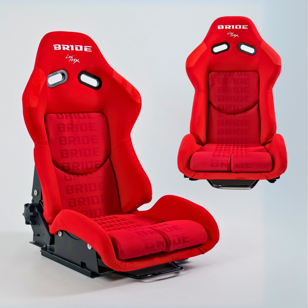 *INSTOCK* BRIDE STRADIA II LOW MAX STYLE - RED STITCHING JDM RACING ...