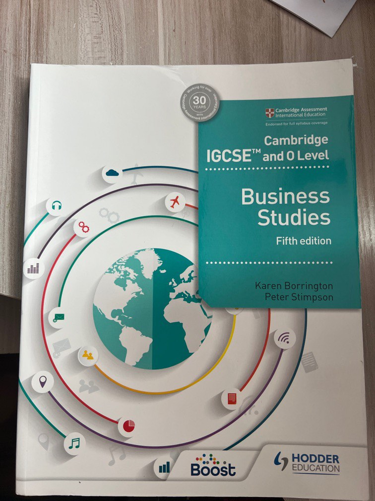 CAMBRIDGE IGCSE and O Level BUSINESS STUDIES FIFTH EDITION, 興趣及遊戲, 書本 & 文具, 教科書 - Carousell