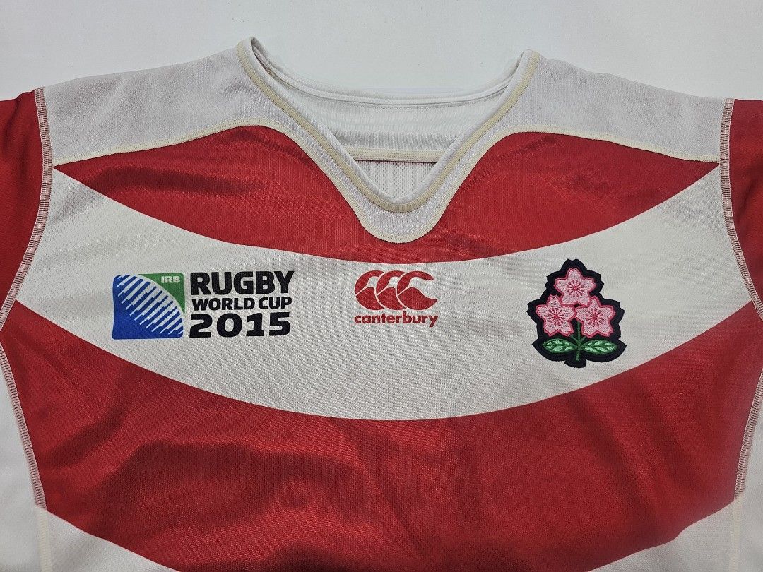 Canterbury Japan Rugby World Cup 2015 Sakura Home Kit, Men's Fashion ...