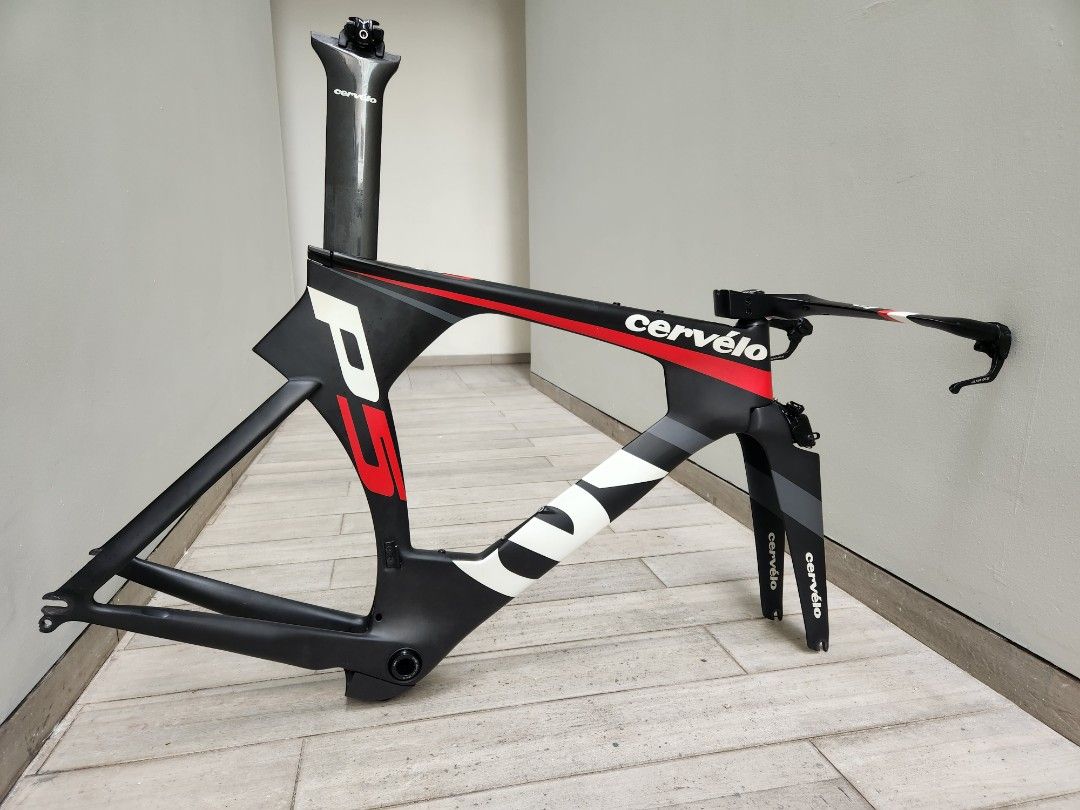 Cervelo P5 Six Frameset + Cockpit (TT / Fixie / Road bike), Sports ...