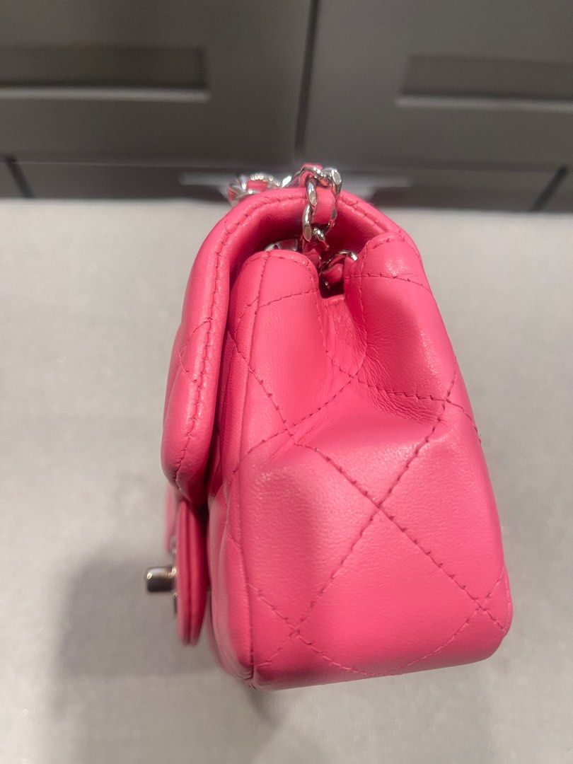 Chanel extra mini flap pink, Luxury, Bags & Wallets on Carousell