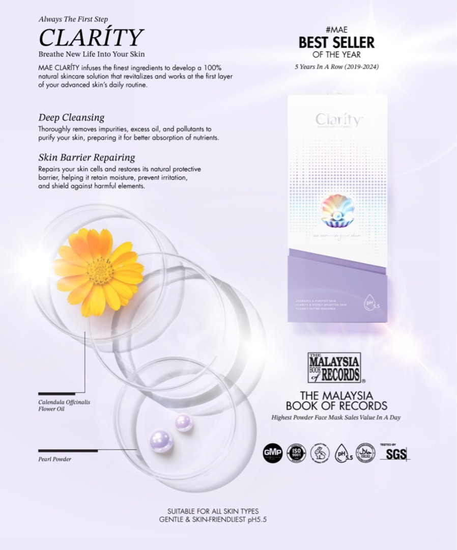 Clarity Mask, Beauty & Personal Care, Face, Face Care Products on Carousell