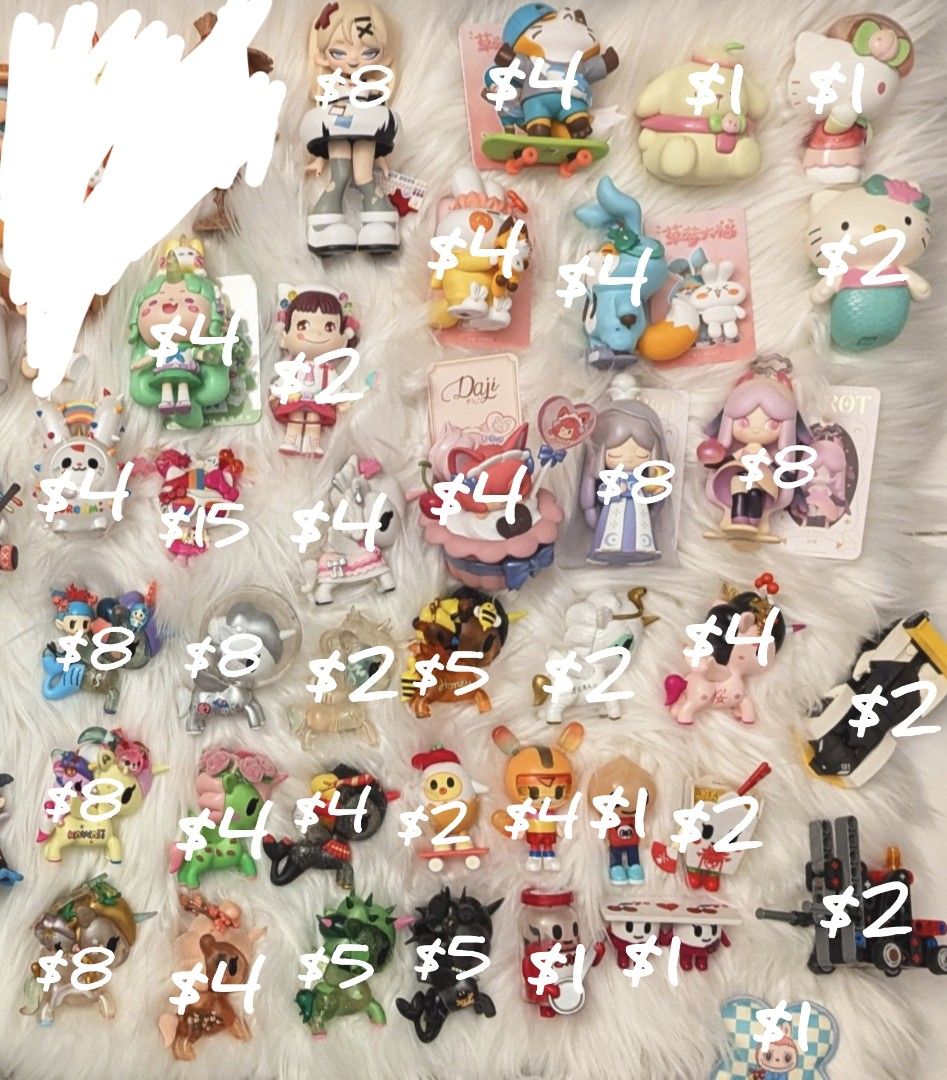 CLEARANCE super cheap blindboxes popmart / tokidoki / laplly ...