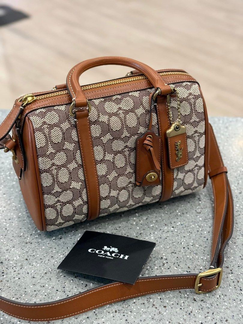 Coach Ruby Satchel 18 in Signature Textile Jacquard, Luxury, Bags ...