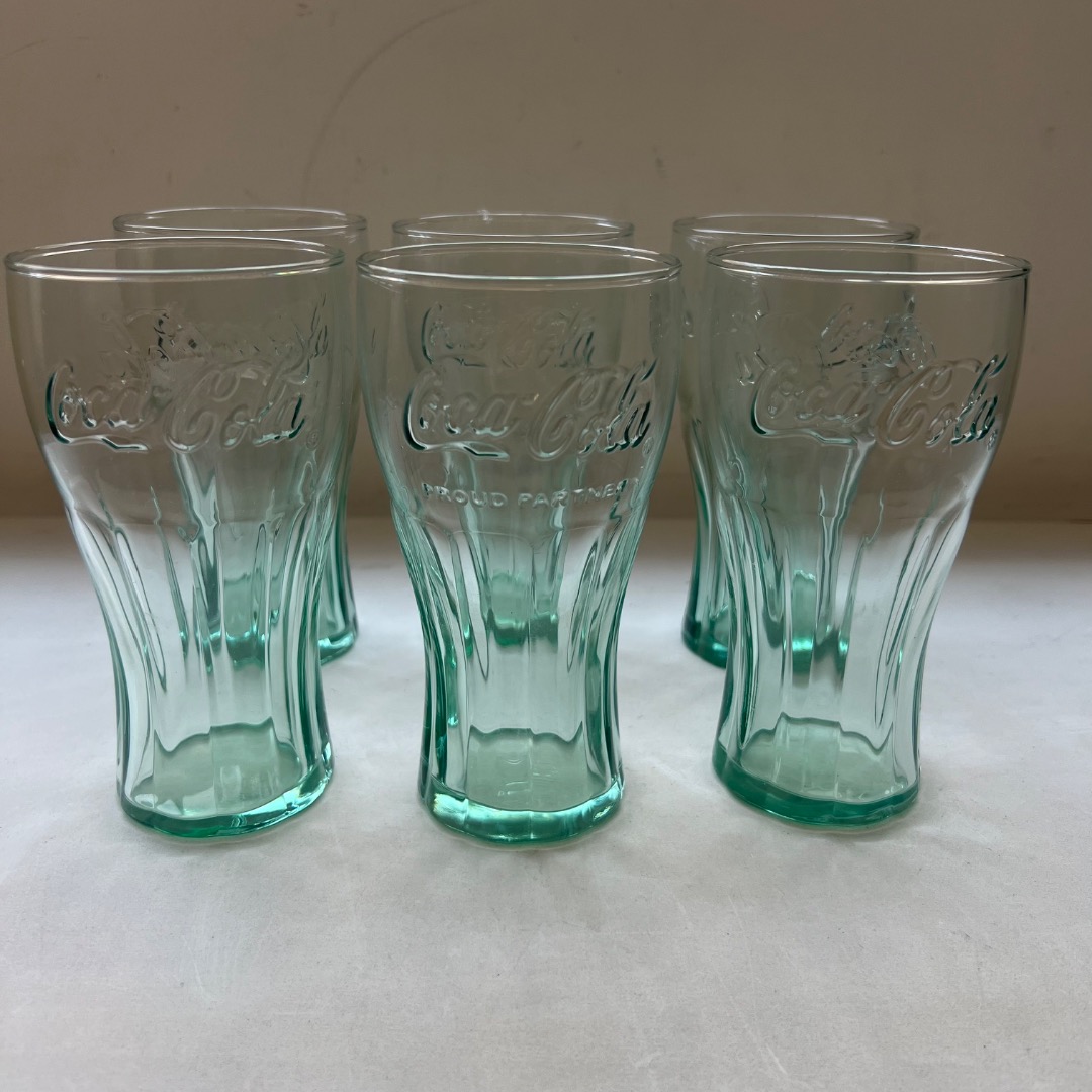 Coca-Cola Original Glasses (Various Designs), Furniture & Home Living ...