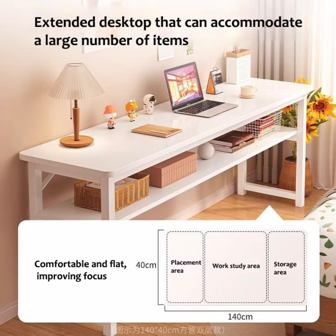 Compact Writing Desk | Small Wooden Study Desk | Minimalist Computer ...