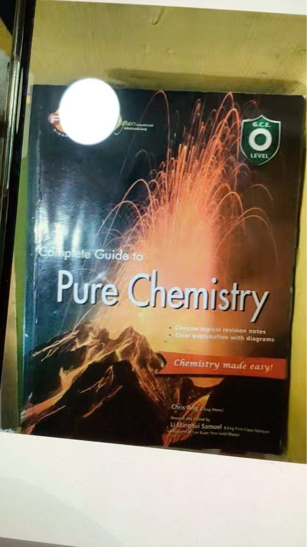 Complete Guide to Pure Chemistry O Level Textbook, Hobbies & Toys ...
