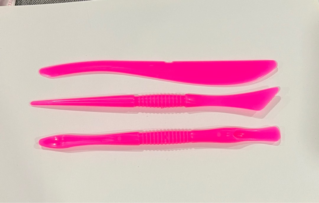 48 sets craft tool plastic 3pc scalper and knife set for air clay ...