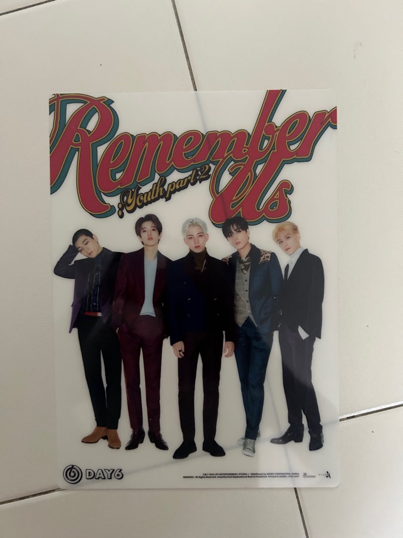 DAY6 Remember Us Youth Part2 PC, Hobbies & Toys, Memorabilia & Collectibles, K-Wave on Carousell