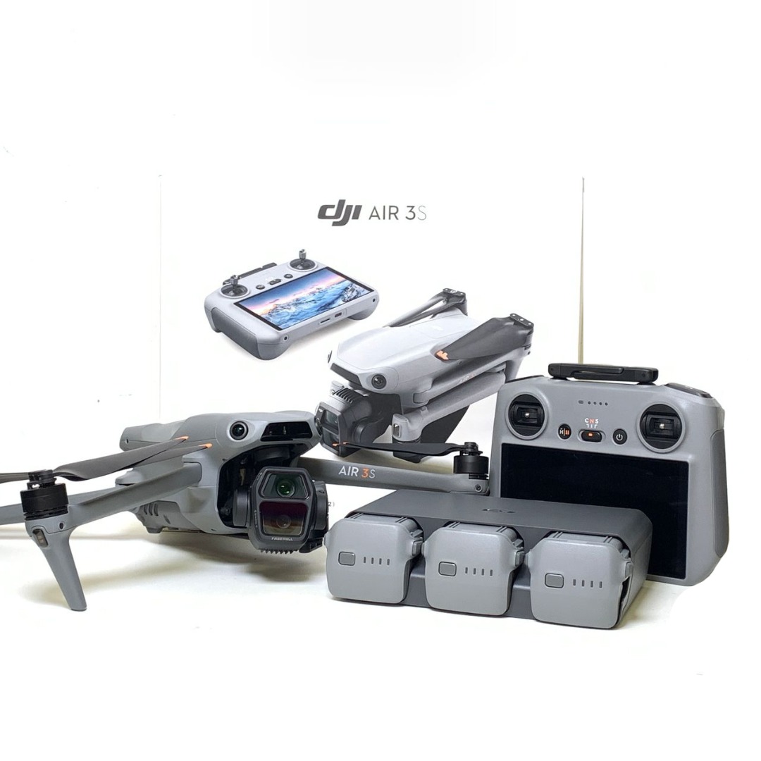 DJI Air 3S Drone with RC 2 Fly More Combo (99%New, DJI Warranty til Oct ...