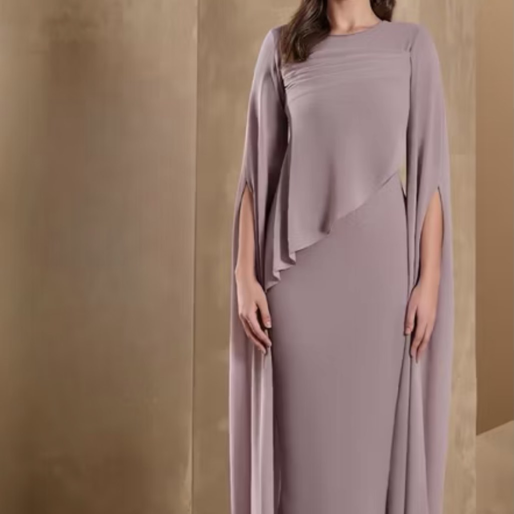 Dress ala Qiszar Raya 2025 in Dusty Purple, Women's Fashion, Muslimah ...
