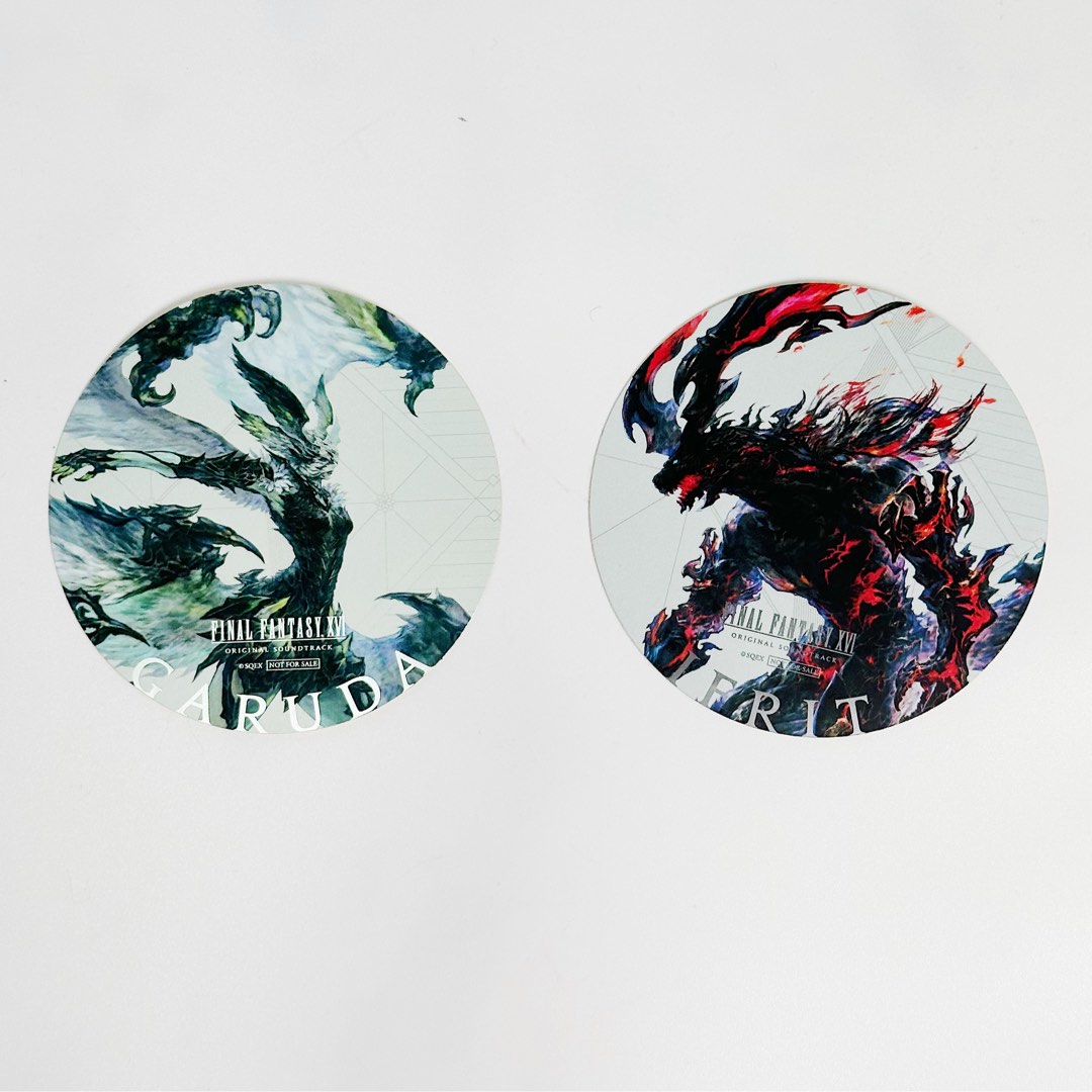 Final Fantasy XVI Ifrit & Garuda Exclusive Limited Sticker, Hobbies ...