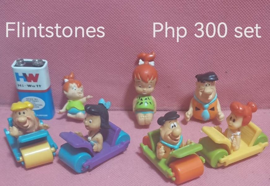 Flintstones set, Hobbies & Toys, Toys & Games on Carousell