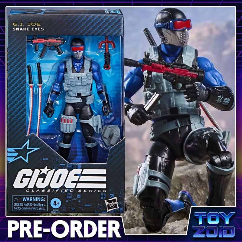 G.I. Joe Classified Series Snake Eyes, Battle Armor Cobra Commander ...