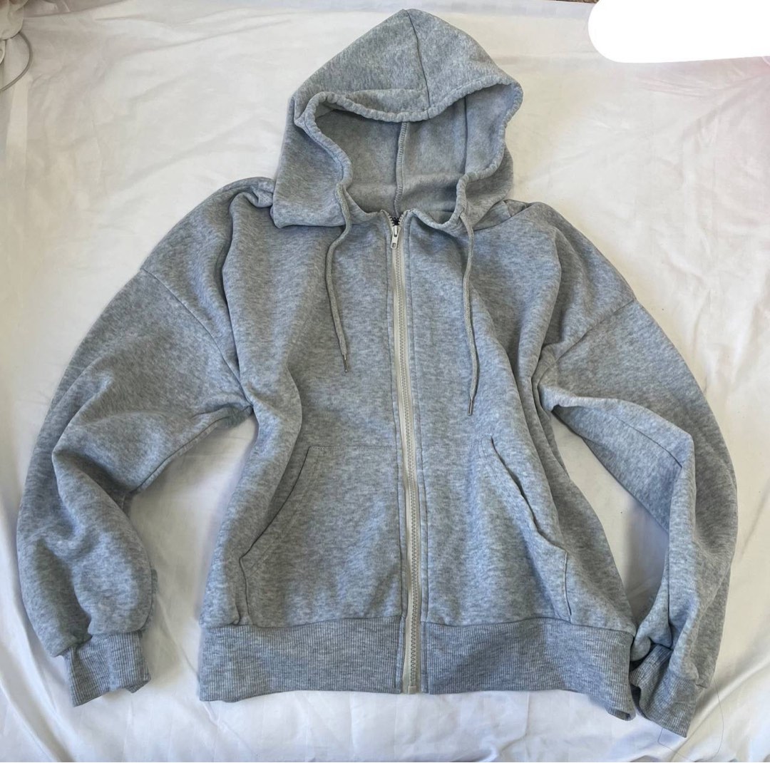 grey shein jacket, Women's Fashion, Coats, Jackets and Outerwear on ...