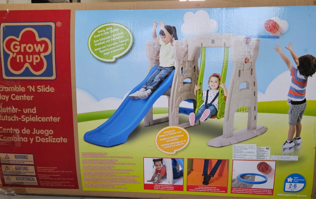 *final markdown* Grow'n Up Scramble N Slide Play Centre, Babies & Kids ...