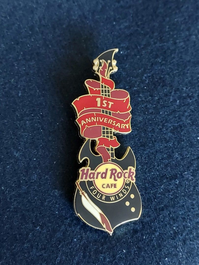 Hard Rock Cafe - HRC FOURWINDS HOT 1ST ANNIVERSARY PIN [PN#73405 ...
