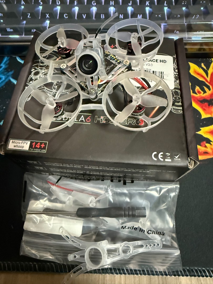 HdZero Mobula6 Race whoop ELRS, Hobbies & Toys, Toys & Games on Carousell