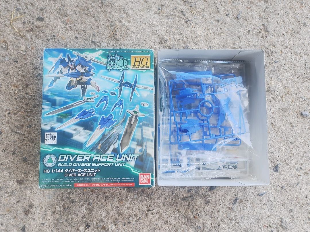 HG 1/144 HGBC DIVER ACE UNIT FOR GUNDAM 00 DIVER, Hobbies & Toys, Toys & Games on Carousell