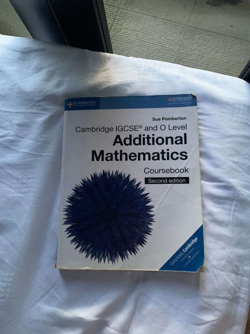 Igcse Additional Math A Math Igcse And O Level Course Book Textbook Hobbies And Toys Books