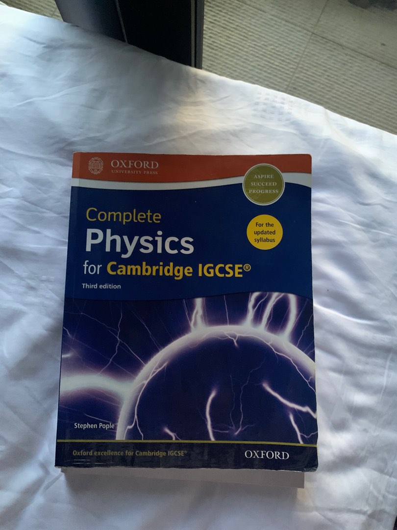 Igcse Cambridge physics textbook, Hobbies & Toys, Books & Magazines ...