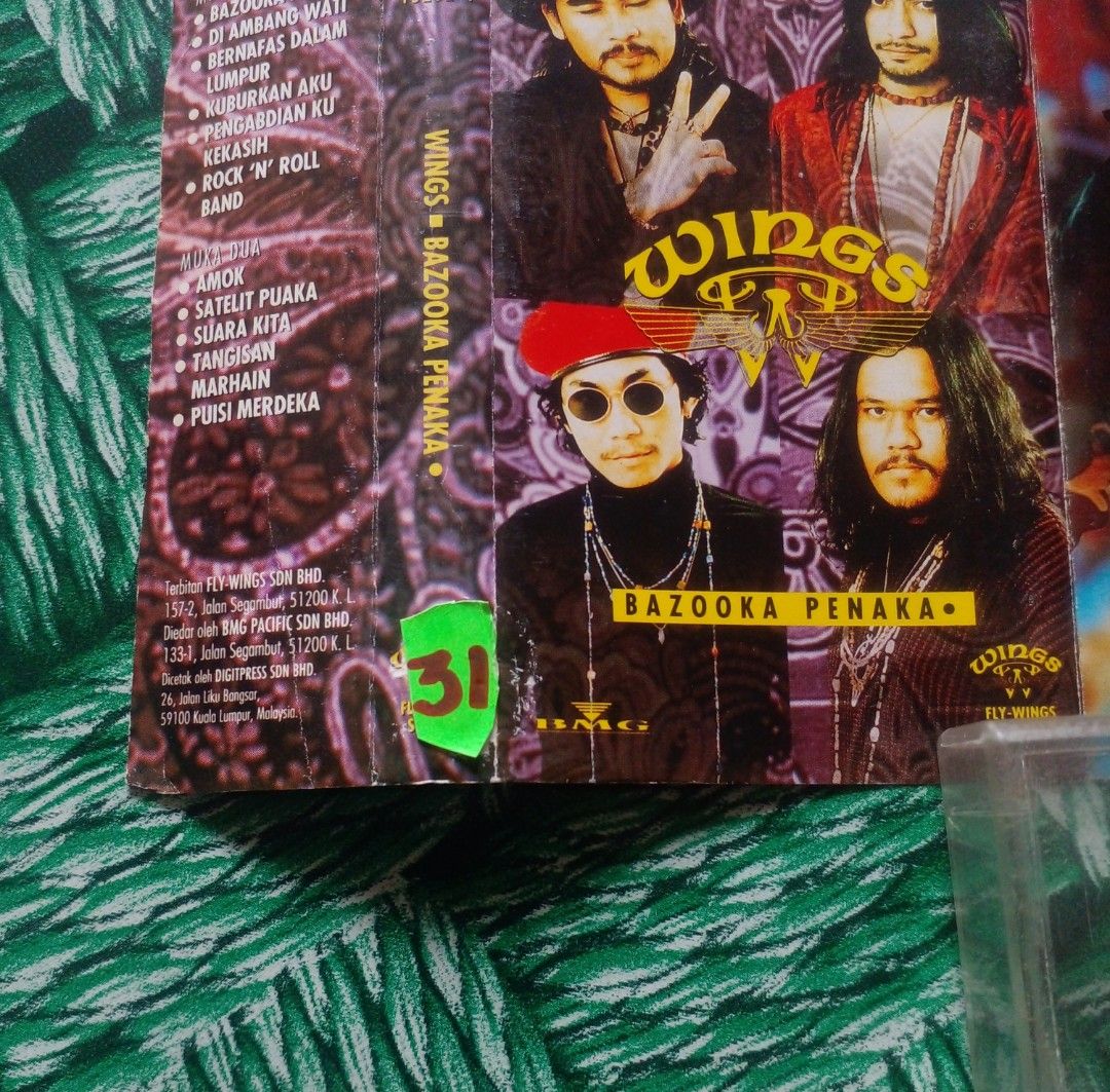 Kaset Wings Bazooka Penaka, Hobbies & Toys, Music & Media, CDs & DVDs ...