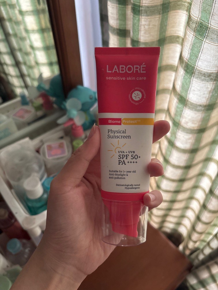 Labore Physical Sunscreen 80ml SPF 50+++, Kesehatan & Kecantikan, Kulit ...