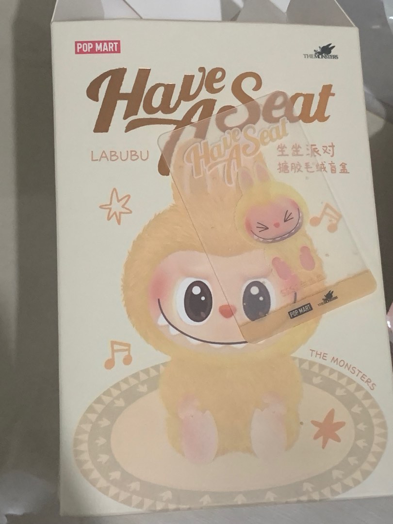 Labubu Take a seat (Sisi), Hobbies & Toys, Toys & Games on Carousell