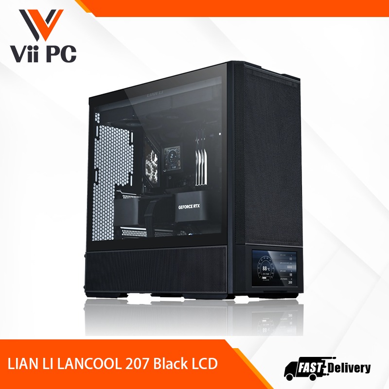 LIAN LI LANCOOL 207 DIGITAL BLACK, Computers & Tech, Parts ...