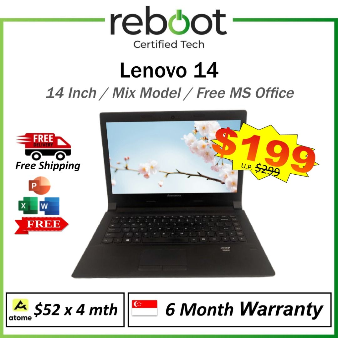 Lenovo 14 Inch i7 Laptop - Nvidia GeForce Graphics - 512GB - Up To 16GB ...