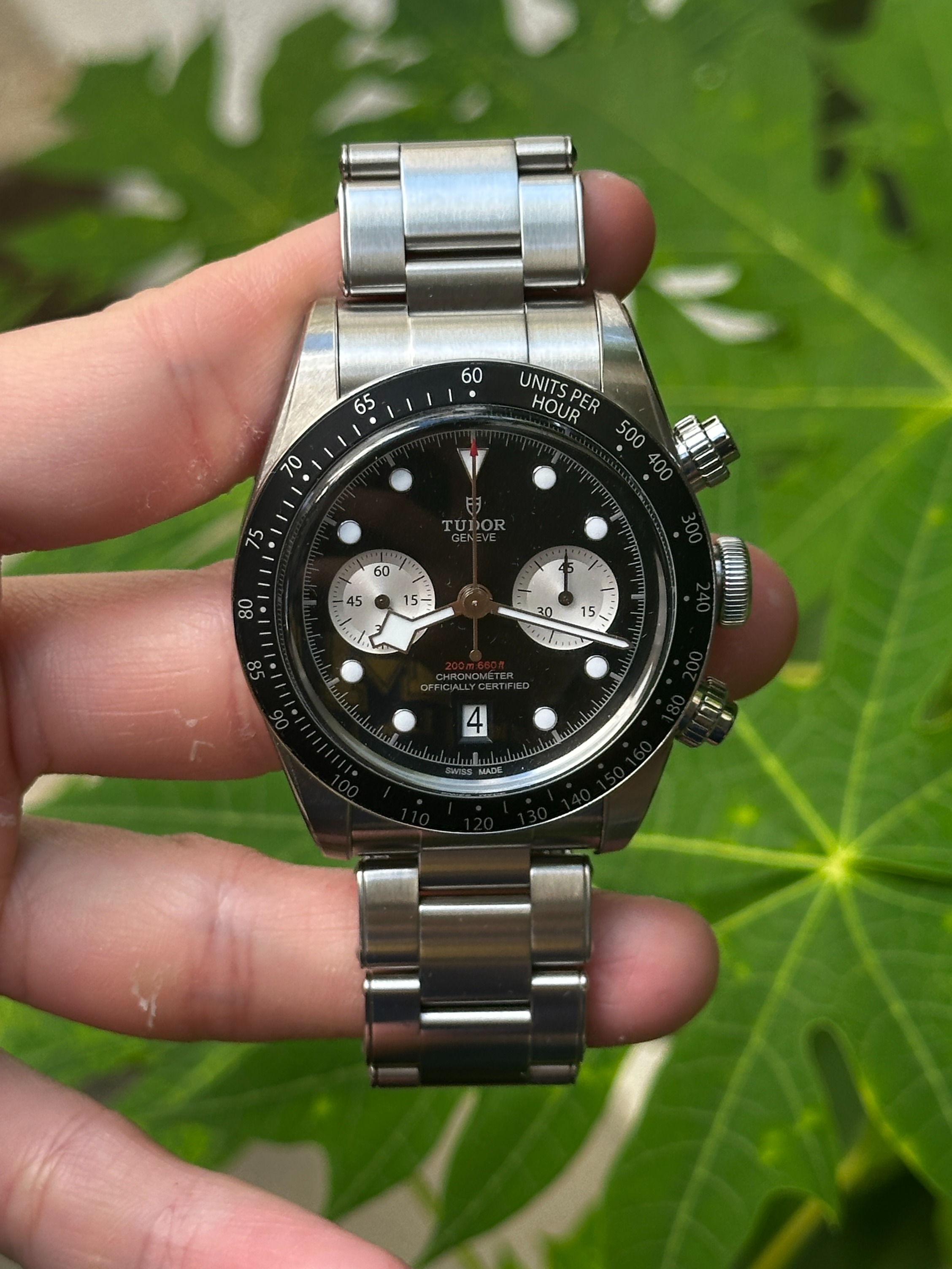 (Like New 2022) Tudor Black Bay Chrono Reverse Panda Black 79360N 41mm ...