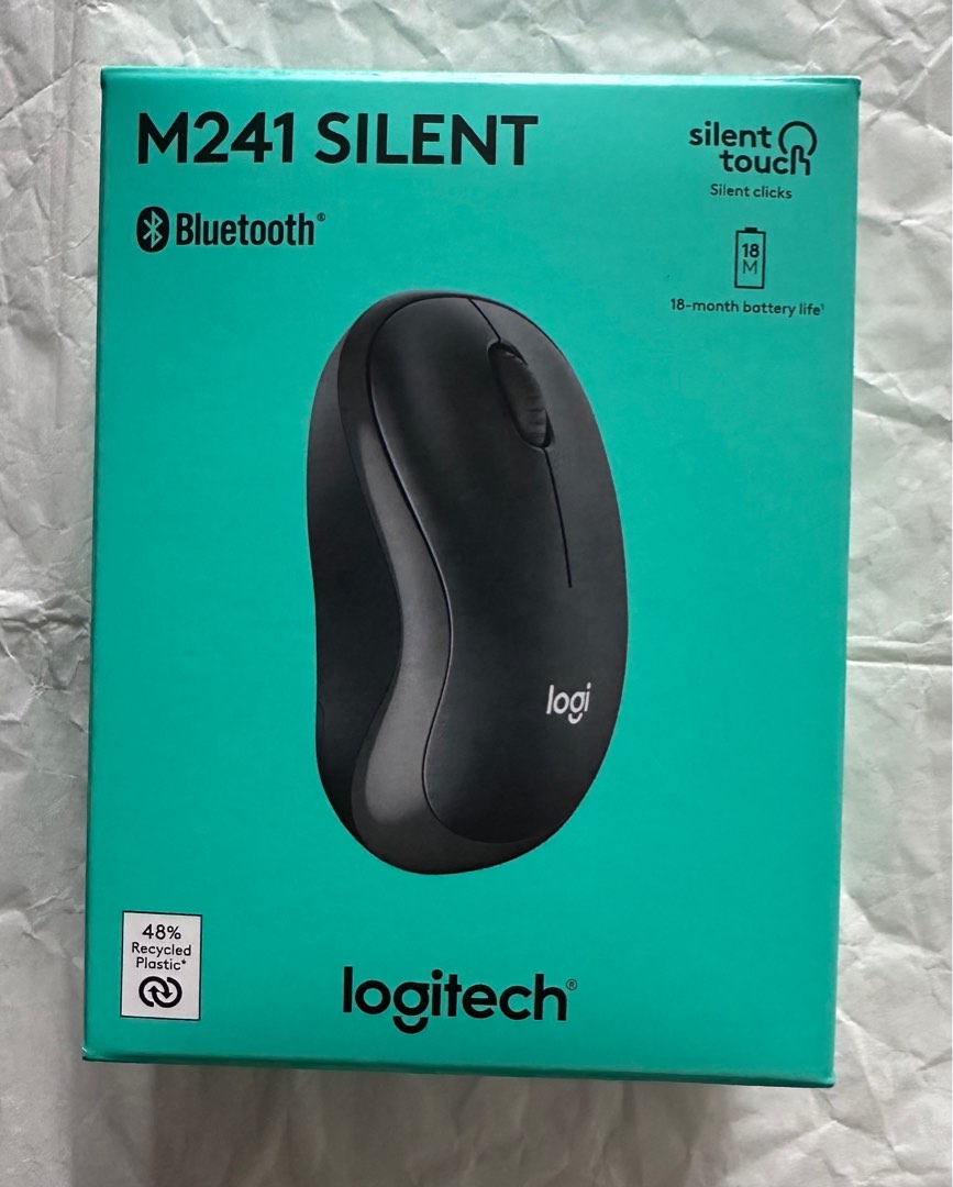LOGITECH BLUETOOTH MOUSE M241, Computers & Tech, Parts & Accessories ...