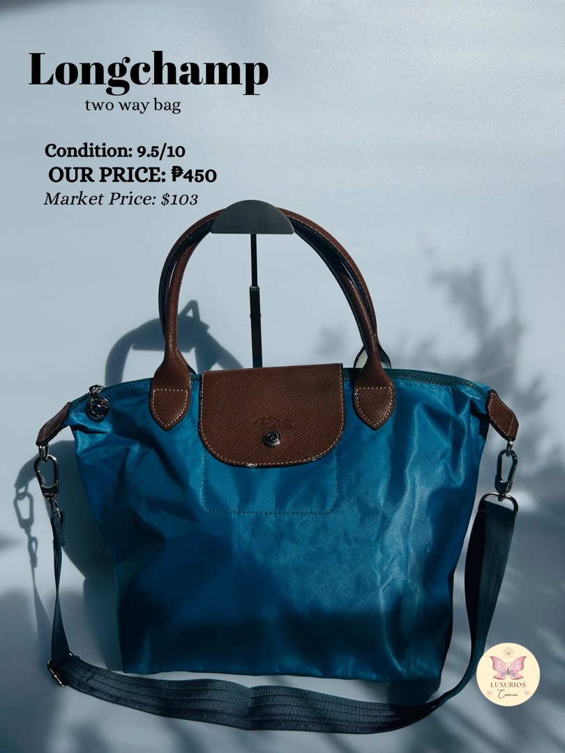 Longchamp Two Way Bag, Luxury, Bags & Wallets on Carousell