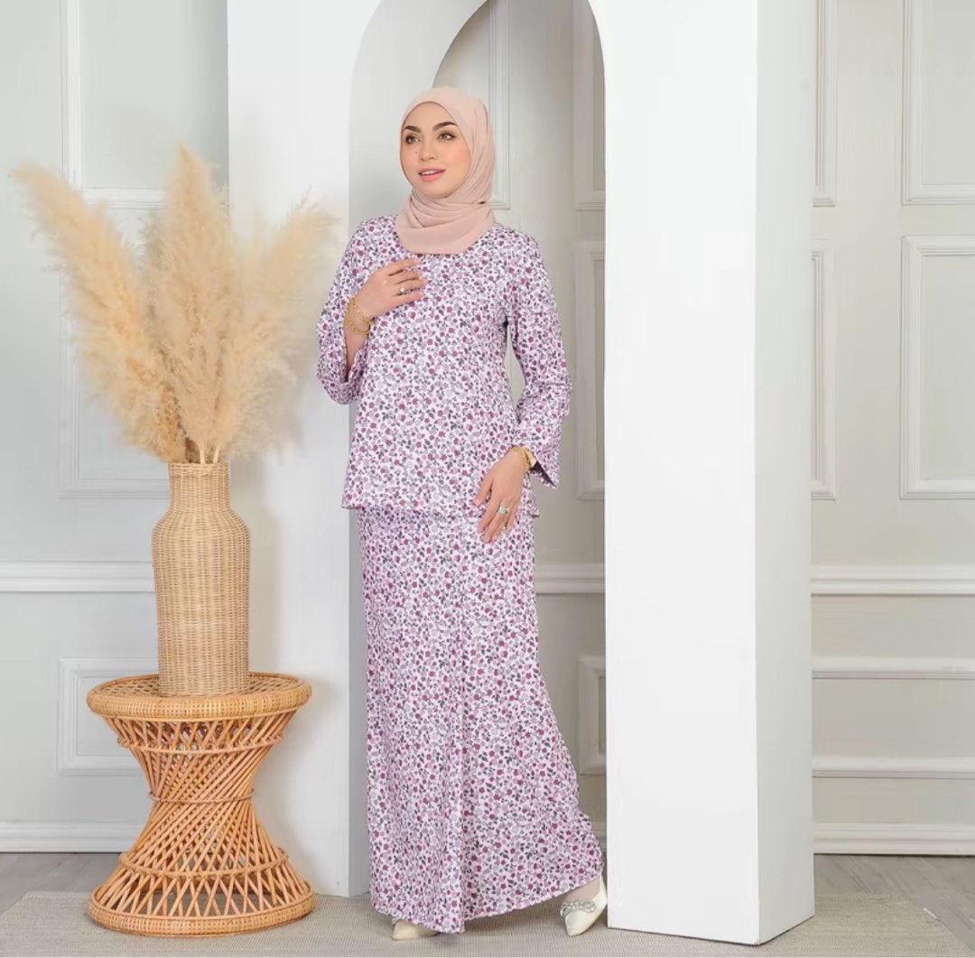 LUNA ALORA KURUNG KEDAH, Women's Fashion, Muslimah Fashion, Baju Kurung ...