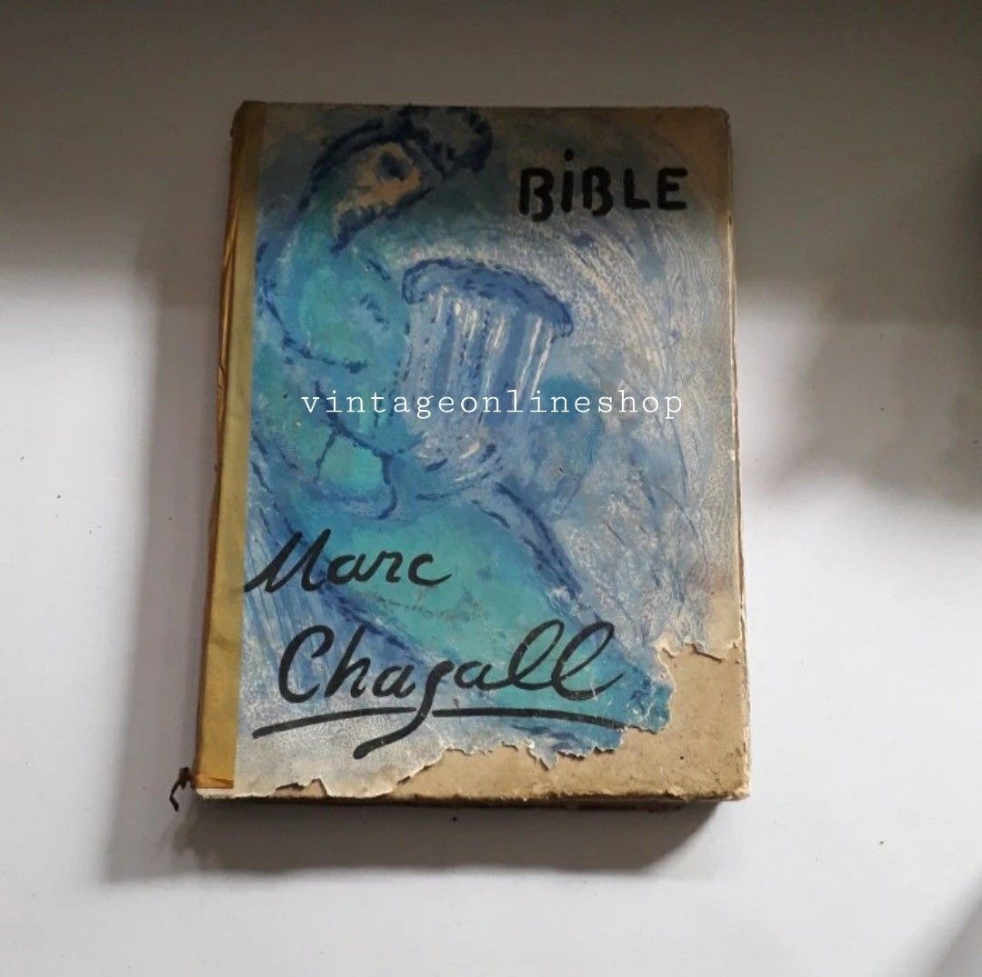 Marc chagall - The Ilustration of Bible, Antik, Pajangan di Carousell