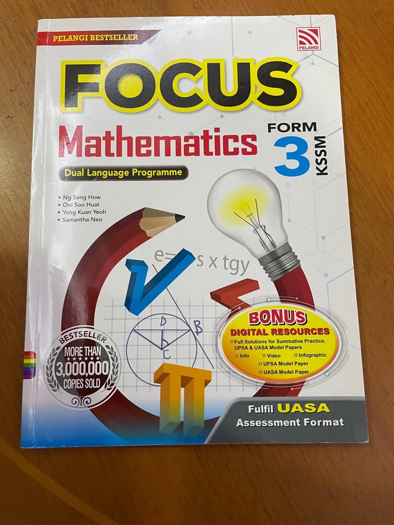 Maths Form 3 Reference Book, Hobbies & Toys, Books & Magazines, Textbooks on Carousell