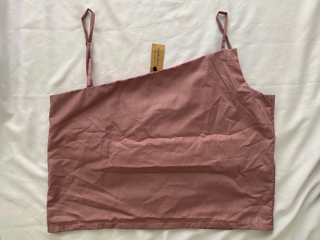 MAUDE ARCHIVE linen purple top, Women's Fashion, Tops, Sleeveless on ...