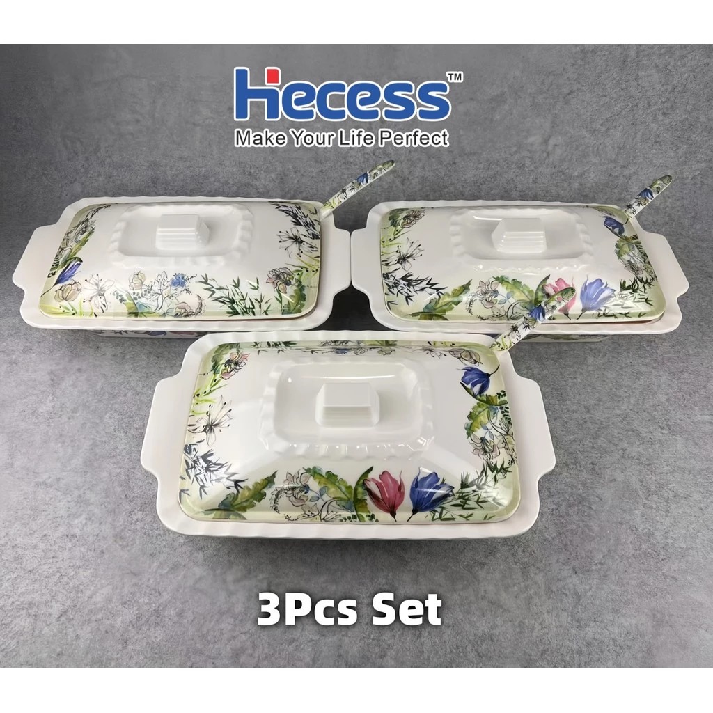 Melamine Food Tray Set - Elegant & Practica Buffet Bekas 1/3 Set ...