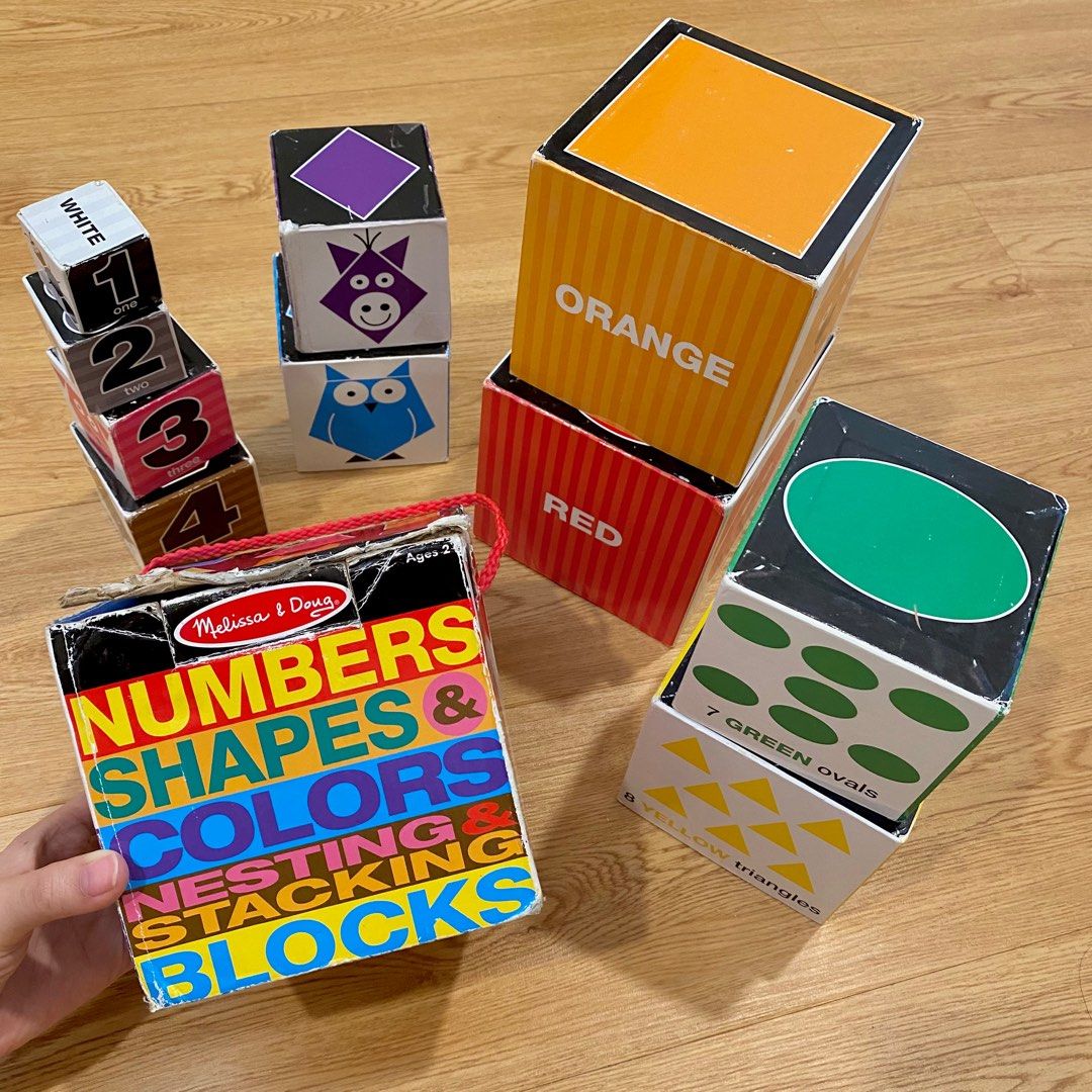 Melissa n Doug Nesting Stacking Blocks | Susun Mainan Edukasi Anak Bayi ...
