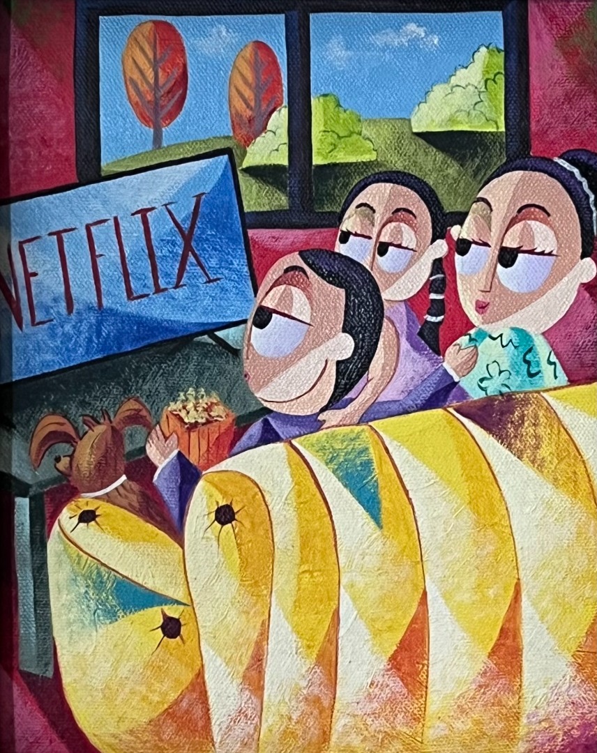 Movie Time - Jovan Benito, Hobbies & Toys, Stationary & Craft, Art & Prints on Carousell