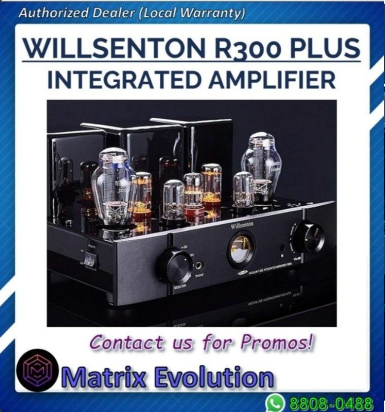 (New Enhanced Model) Willsenton R300 Plus Tube Amplifier 300Bx2 / Tung ...
