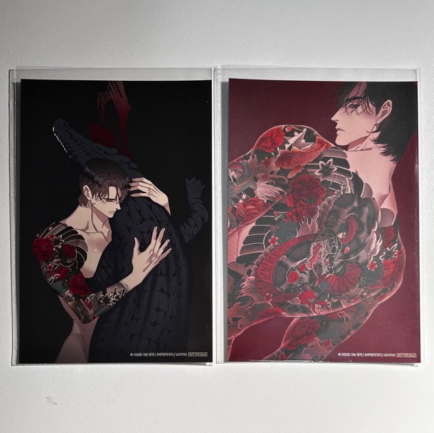 OFFICIAL! (WTS/LFB) korean bl lezhin miscreants and mayhem postcards ...