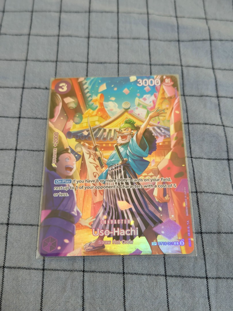 One Piece card OPCG OP10 Usohachi Uso-hachi SP English, Hobbies & Toys ...