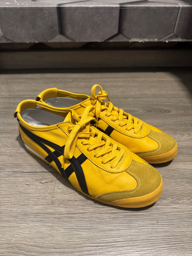 Onitsuka Tiger Yellow Mexico 66, Men's Fashion, Footwear, Sneakers on ...