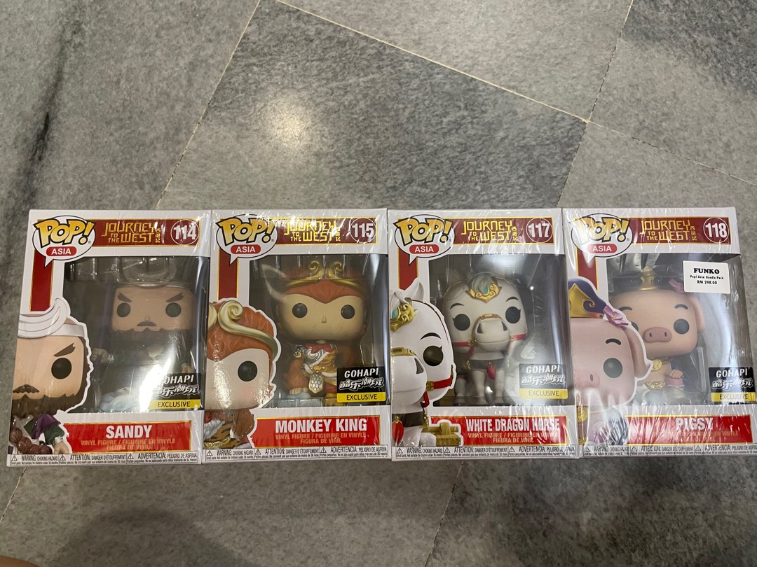Original Funko Journey to the West set of 4, Hobbies & Toys, Toys ...