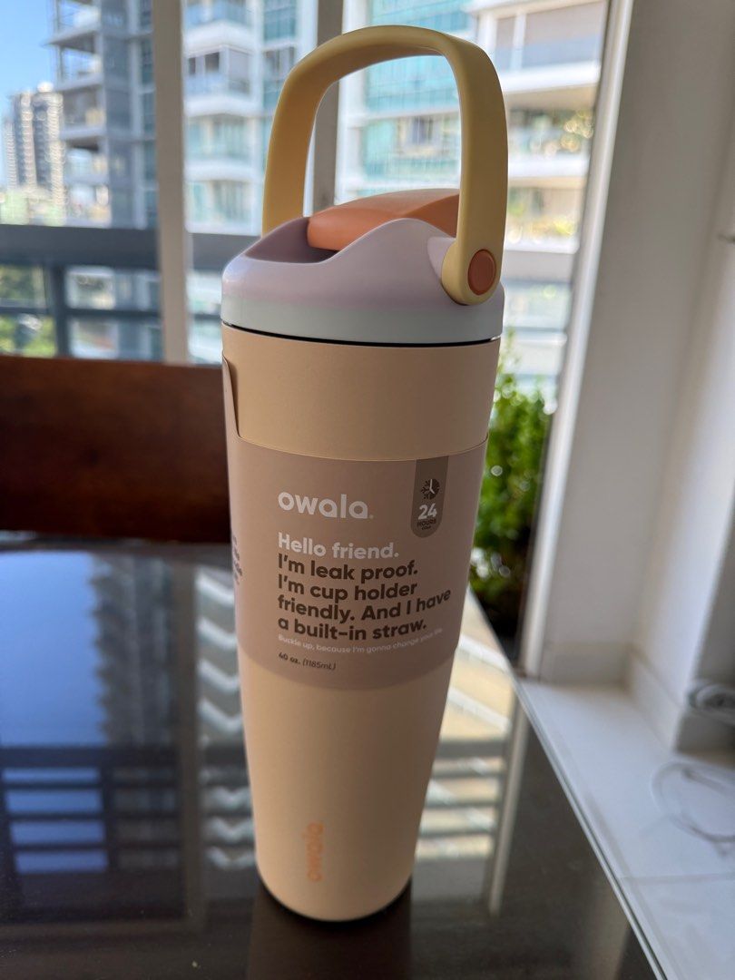 Owala Free Sip with New Handle 40 Oz, Furniture & Home Living ...
