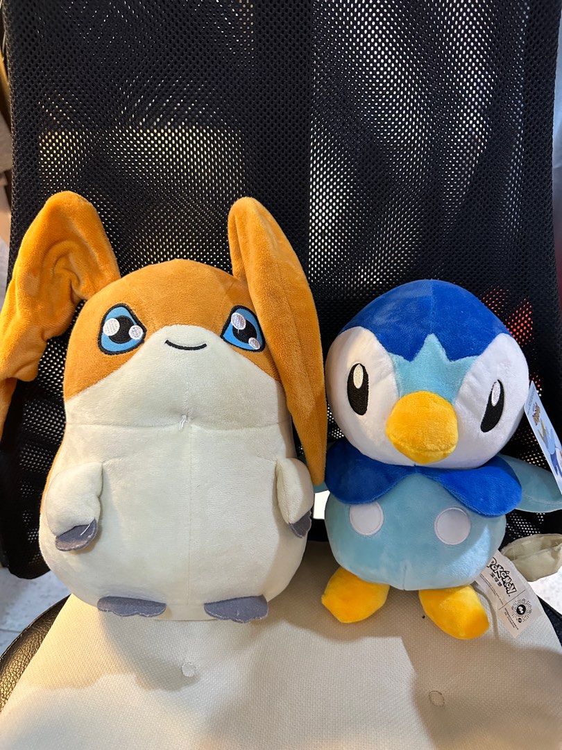 Patamon and Pokemon Plush, Hobbies & Toys, Collectibles & Memorabilia ...